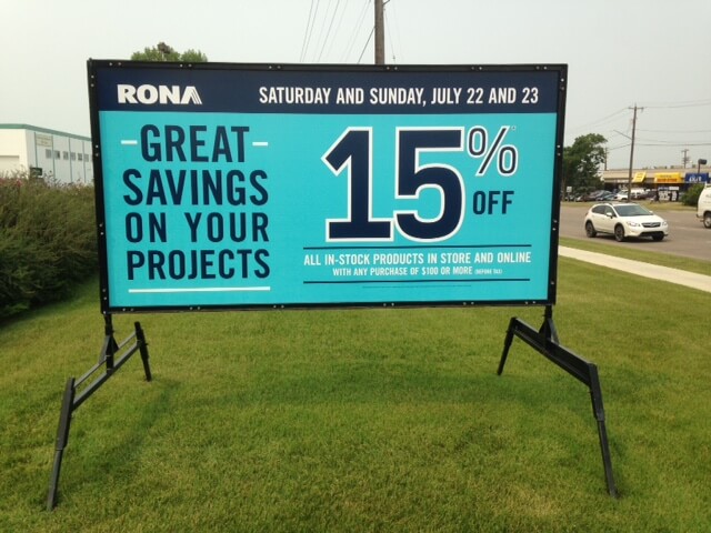 MOBILE SIGNS SUDBURY | PORTABLE SIGNS SUDBURY