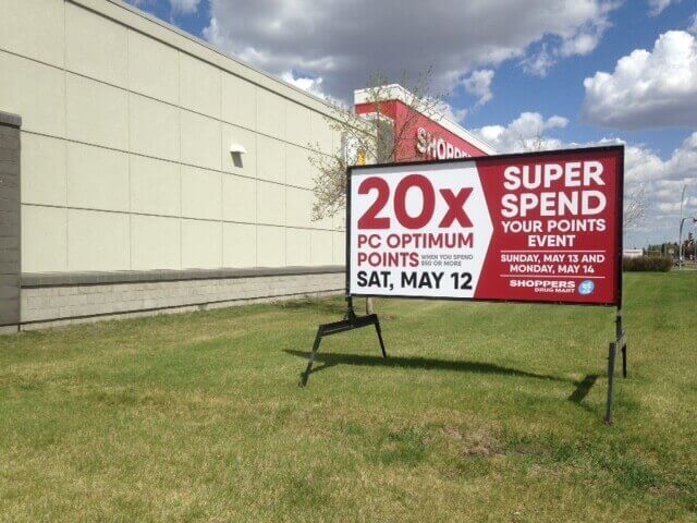 MINI BILLBOARD ADVERTISING SIGNS | Sign Guru Sign Rentals