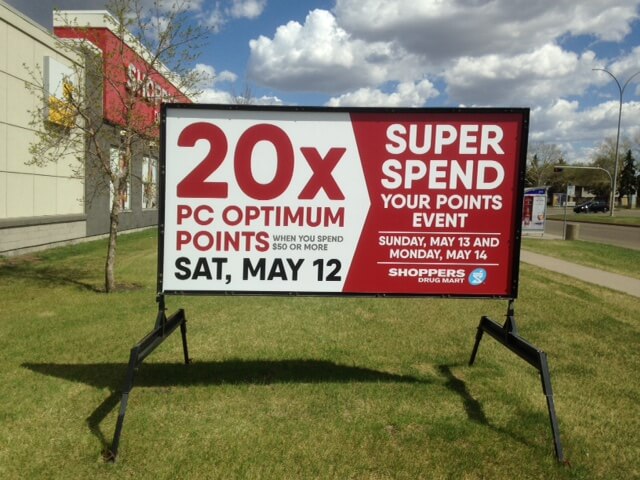 MINI BILLBOARD ADVERTISING SIGNS | Sign Guru Sign Rentals