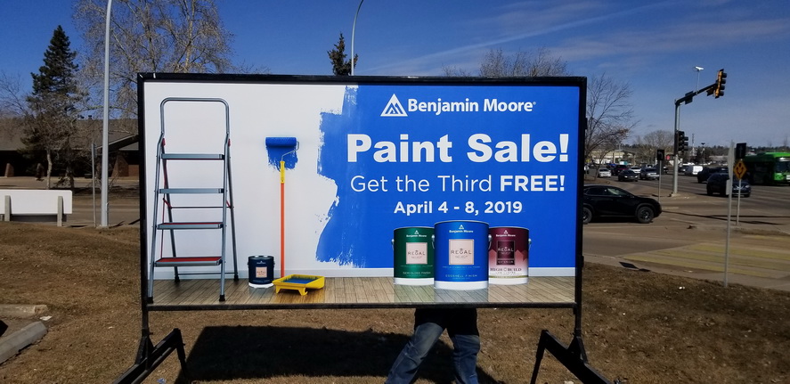 portable mobile sign | Sign Guru Sign Rentals
