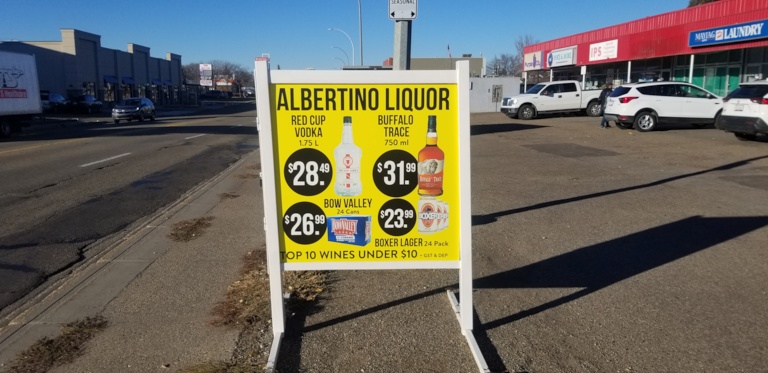 Calgary portable sign | Sign Guru Sign Rentals