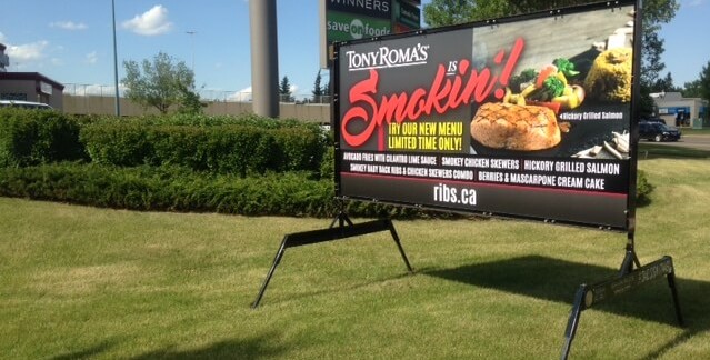 Portable Signs Calgary | Sign Guru Sign Rentals