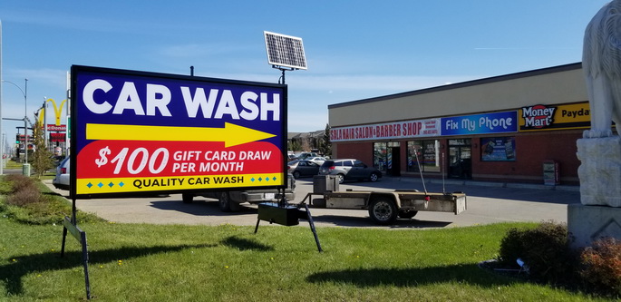 MOBILE SIGNS CALGARY | PORTABLE SIGNS CALGARY | SIGN RENTALS