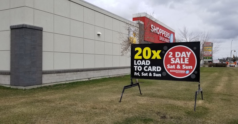 portable mobile sign calgary | Sign Guru Sign Rentals