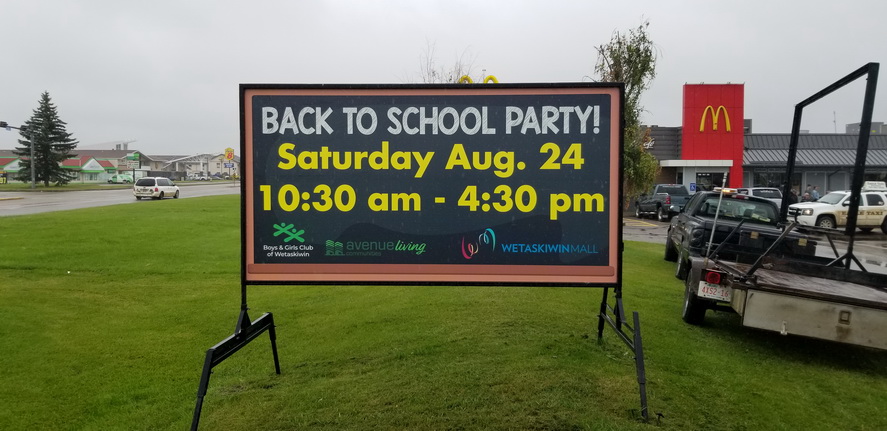 saskatoon road sign | Sign Guru Sign Rentals