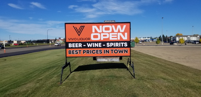 WHITECOURT PORTABLE SIGNS | MOBILE SIGNS WHITECOURT
